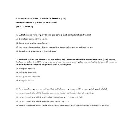 100 LET QUESTIONS WITH ANSWER AND RATIONALIZATION.docx