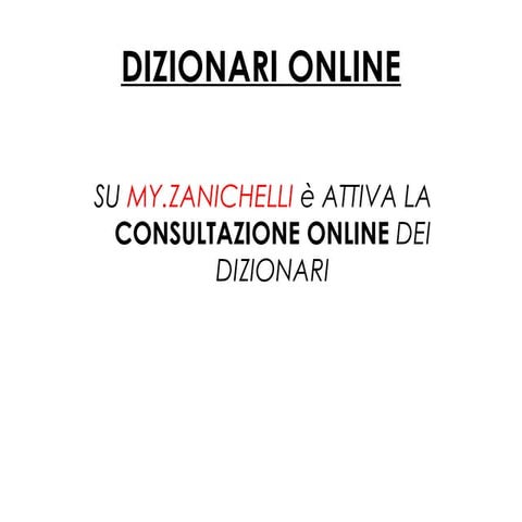 Licenza myzanichelli | PPT