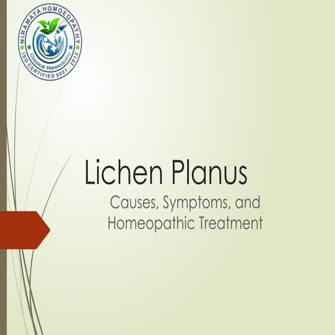 Lichen Planus:Causes , Symptoms and Homeopathic Treatment | PPT