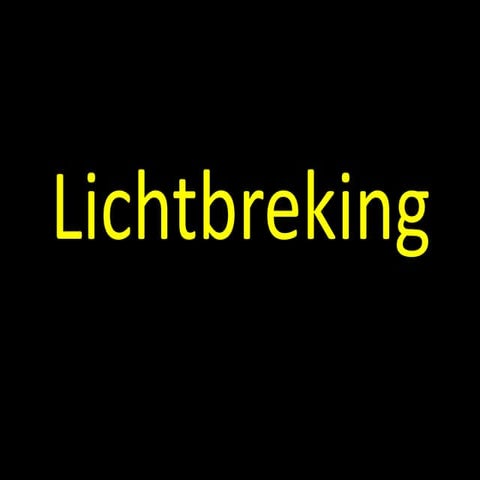 Lichtbreking H2 (Wet van Snellius) | PPTX