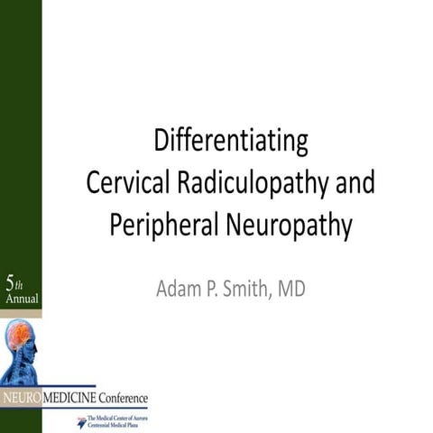 Radiculopathy vs peripheral neuropathy | PDF