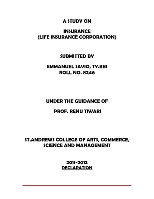 LIC NACH FORM - GUIDELINES TO FILL THE FORM | PDF