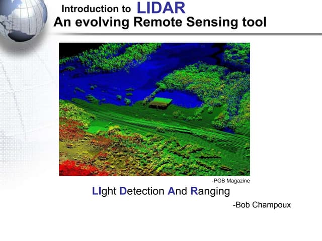 Lidar | PPTX