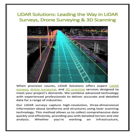 LiDAR Solutions Leading the Way in LiDAR Surveys, Drone Surveying & 3D ...