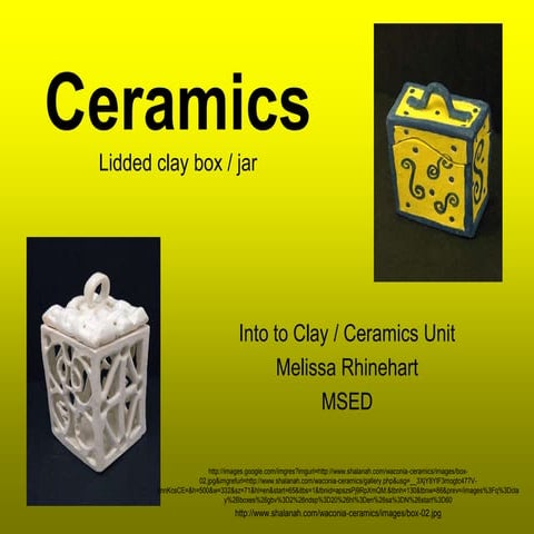 Lidded clay box or jar | PPT