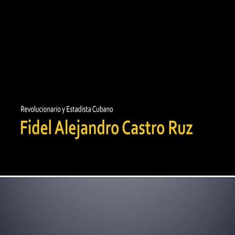 Fidel castro | PPT