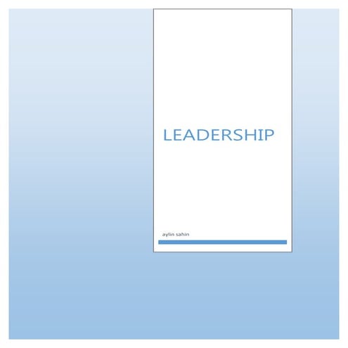 Leadership styles | PPTX