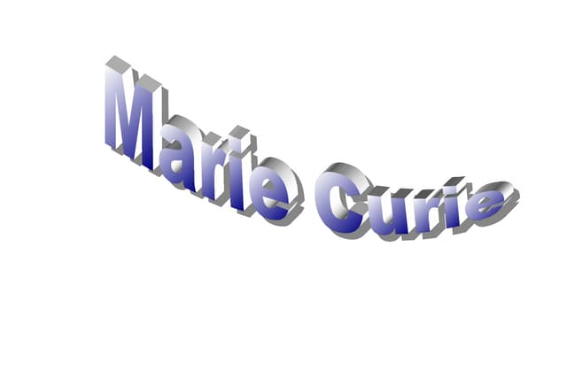 Marie Curie | ODP