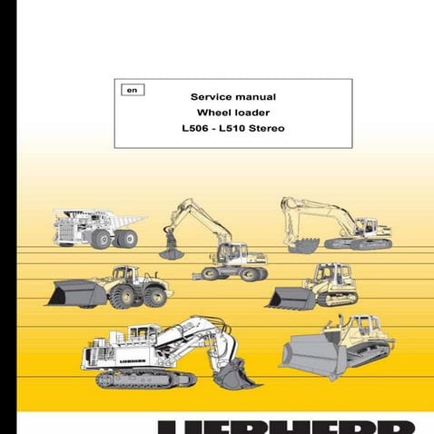 Liebherr L509-779 Wheel Loader Service Repair Manual SN：9099.pdf