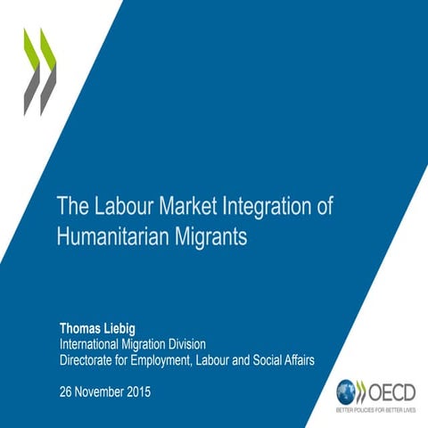 The labour market integration of humanitarian migrants - Thomas Liebig ...