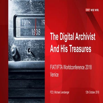 LIENSBERGER digital archivist 2018 | PPSX