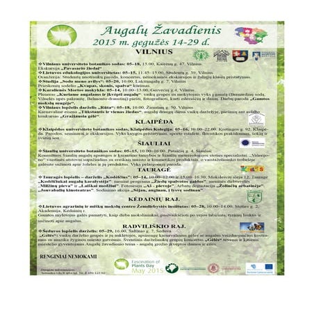 Lietuvos zavadienio-programa-su-kitais-miestais | PDF