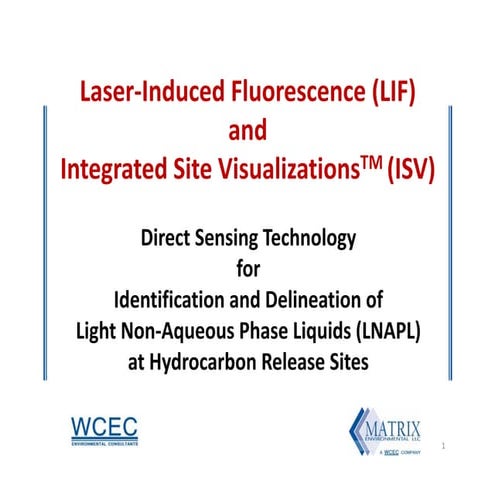 Laser Induced Fluorescence and ISVs | PDF