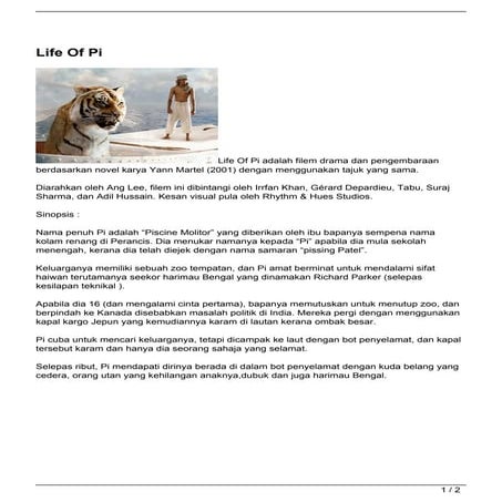Life Of Pi | PDF
