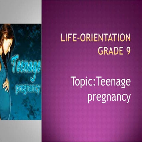 Teenage pregnancy | PPT