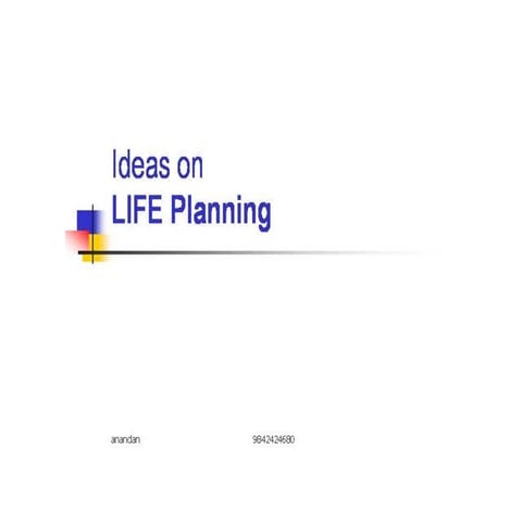 Life Planning Slides | PPT