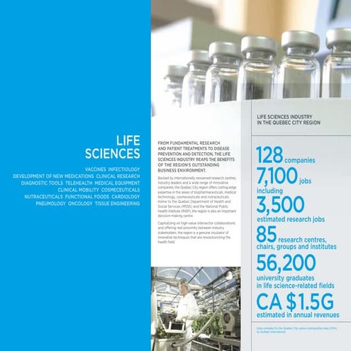 Life Sciences Fact Sheet | PPT