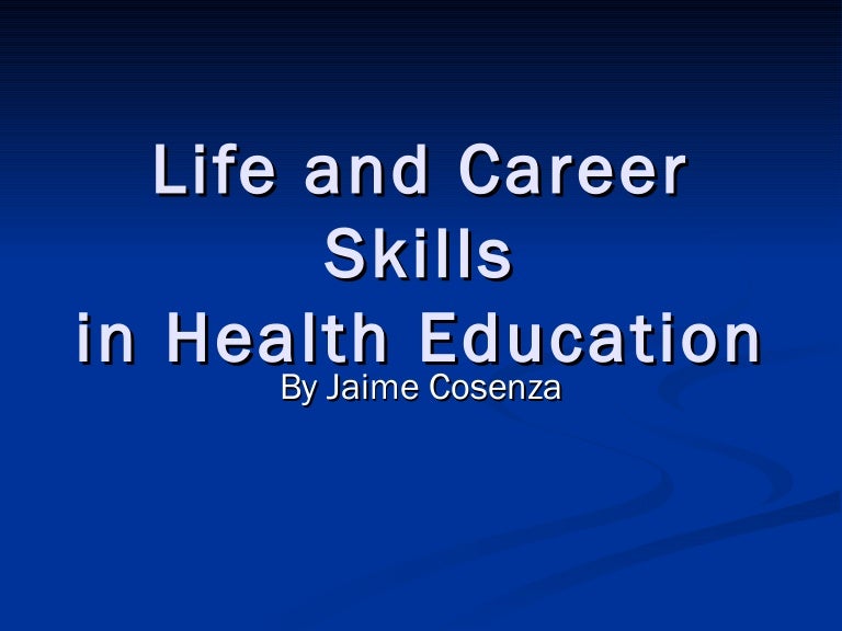 Life And Career Skills