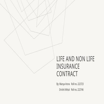 LIFE AND non life insurance contract.pptx