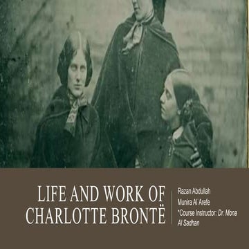 Life and work of Charlotte Brontë | PPTX