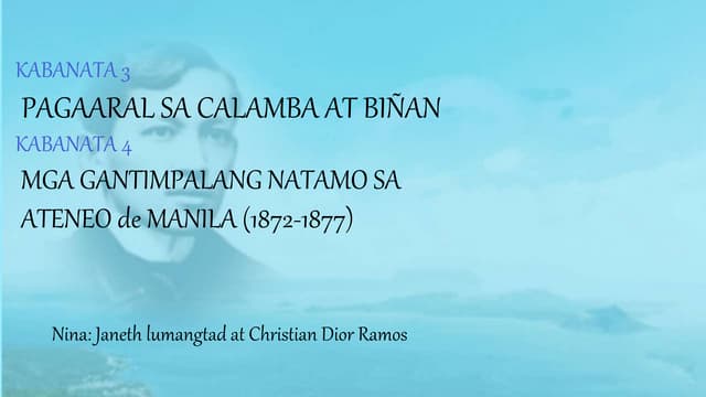 Rizal - Kabanata 4 | PPTX