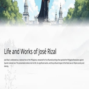 Rizal - Lesson 10 National Symbol - Life and Works of Rizal | PPTX