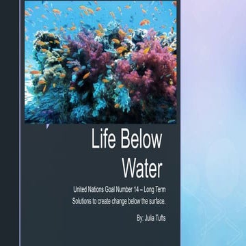 Life below water | PPTX