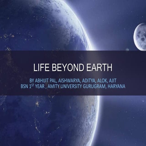 Life Beyond Earth | PPTX