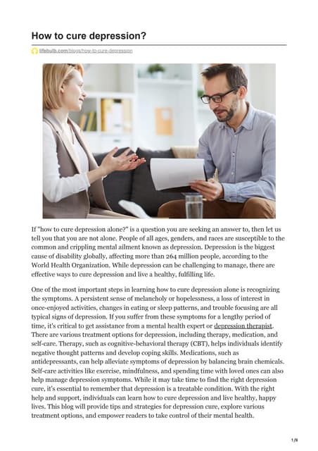 Is_Depression_real_1La depresión es una enfermedad que se caracteriza por una tristeza ...