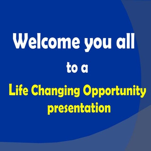 Life changing opportunity_presentation | PPT | Laptops | Computing