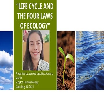 LIFE CYCLE AND THE FOUR LAWS OF ECOLOGY.pptx