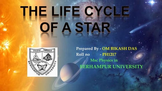 The Life Cycle of Stars Complete Presentation | PPTX