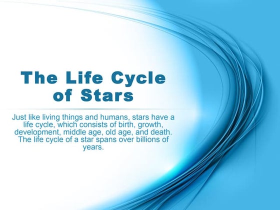 Life cycle of a star | PDF