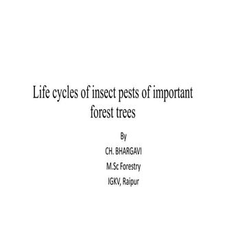 Life cycles of insect pests of important forest.pptx