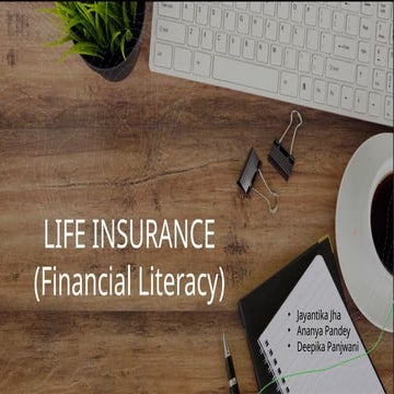 LIFE INSURANCE presentation will tell you its importance | PPTX