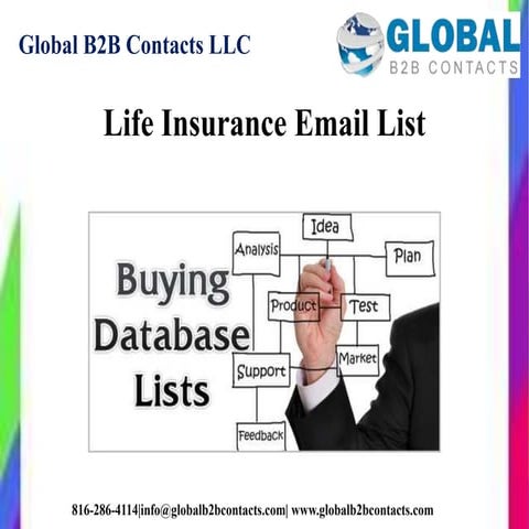 Life insurance email list | PPTX