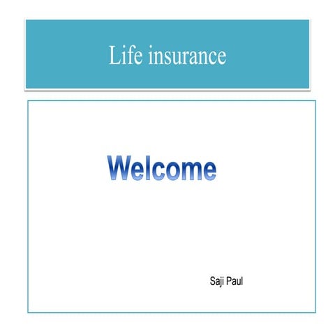 Life insurance Distribution Channel | PPTX