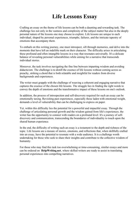 Essay On My School Life.pdf