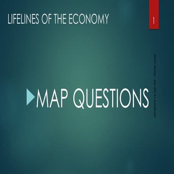 LIFE LINES of the economy, CLASS 10 MAP.pptx
