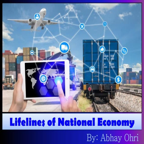 Geography Class 10 Lifelines of National Economy PPT | PPTX