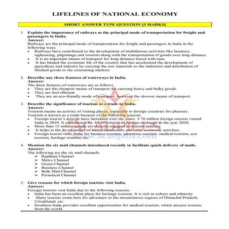 Lifelines of National Economy most important questions .pdf