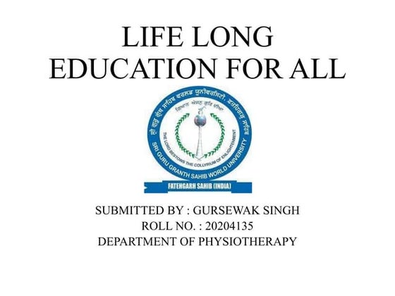Importance of education | PPT | Education