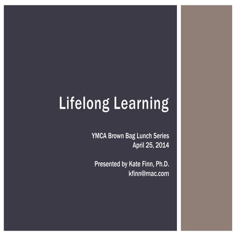 Lifelong learning | PPTX