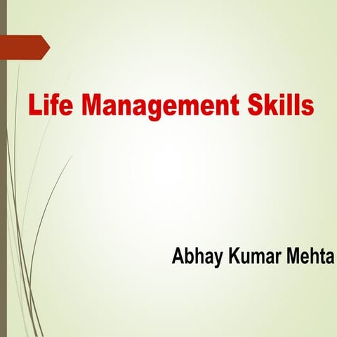 Life management skills | PPT