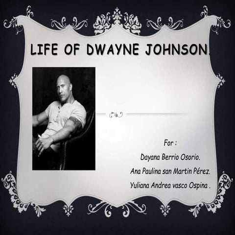Life of dwayne johnson | PPTX