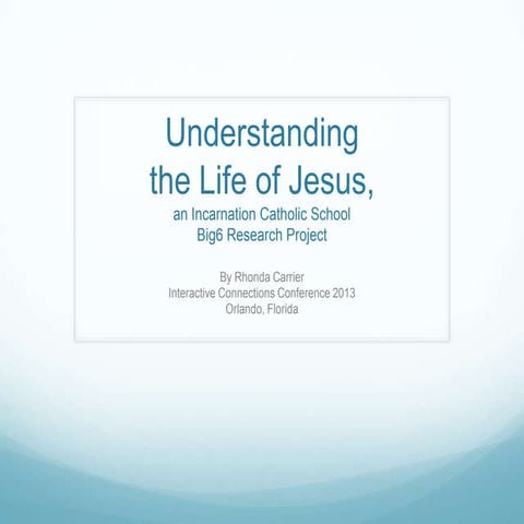 Understanding the Life of Jesus | PPTX