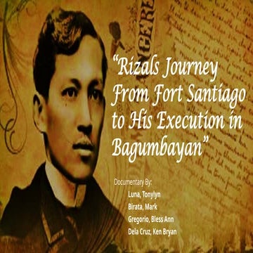 Jose Rizal's Exile, Trial, and Execution | PPTX