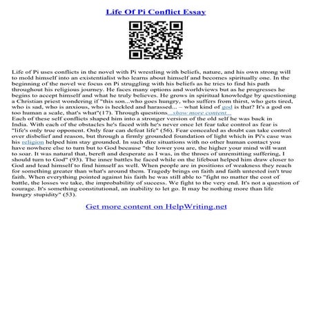 Life Of Pi Analysis Essay | PDF