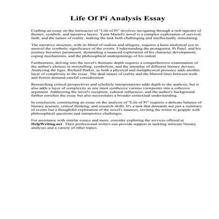 Life Of Pi Analysis Essay.pdf