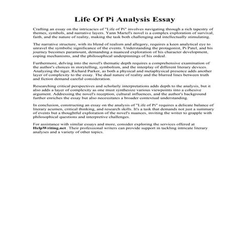 Life Of Pi Analysis Essay.pdf